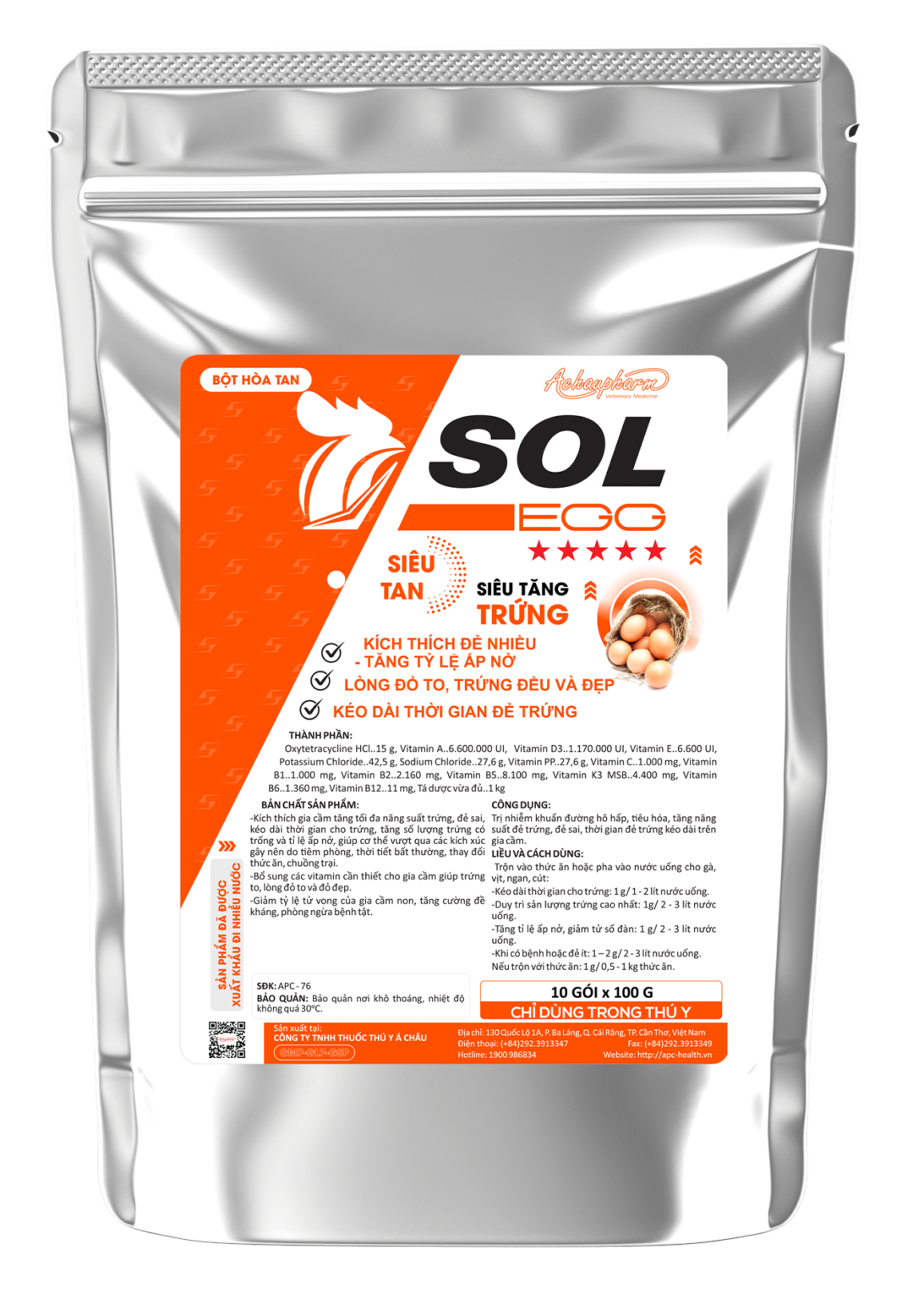 Top 11 veterinary medicine products for Poultry in Vietnam